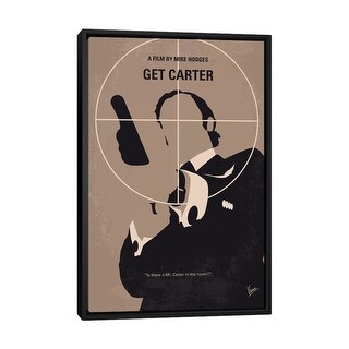 iCanvas "Get Carter Minimal Movie Poster" by Chungkong Framed Canvas Print - Bed Bath & Beyond ...